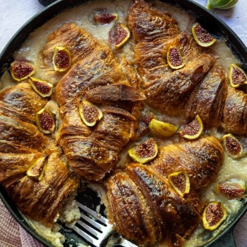Croissant Bread Pudding | Dill and Thyme