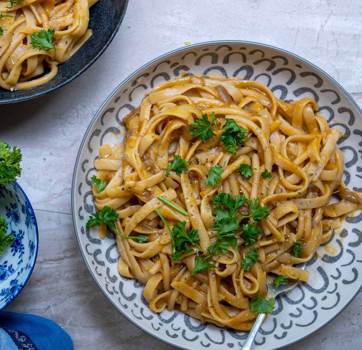 French Onion Pasta | Dill and Thyme