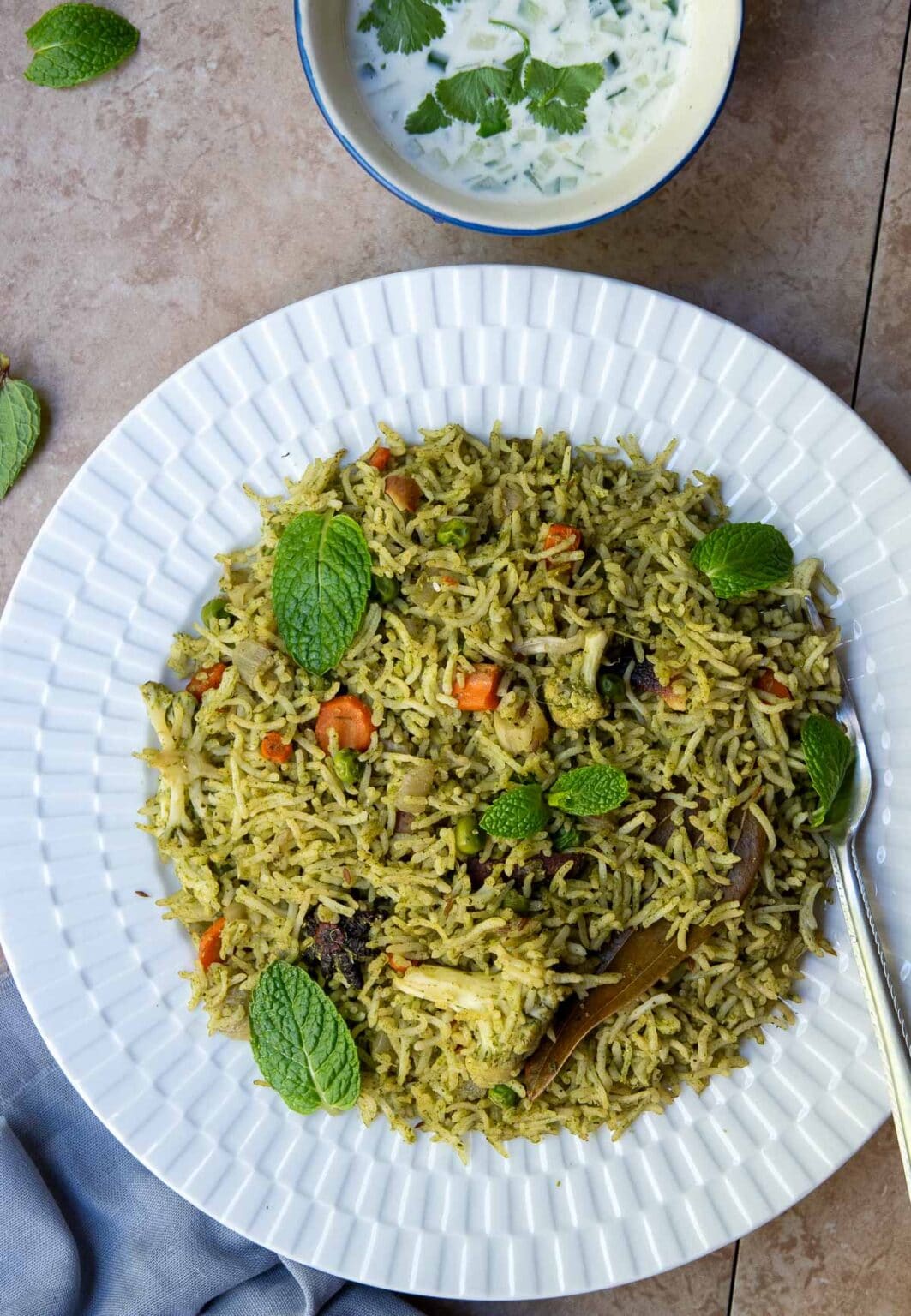 Pudina Pulao( Mint Pilaf) | Dill and Thyme