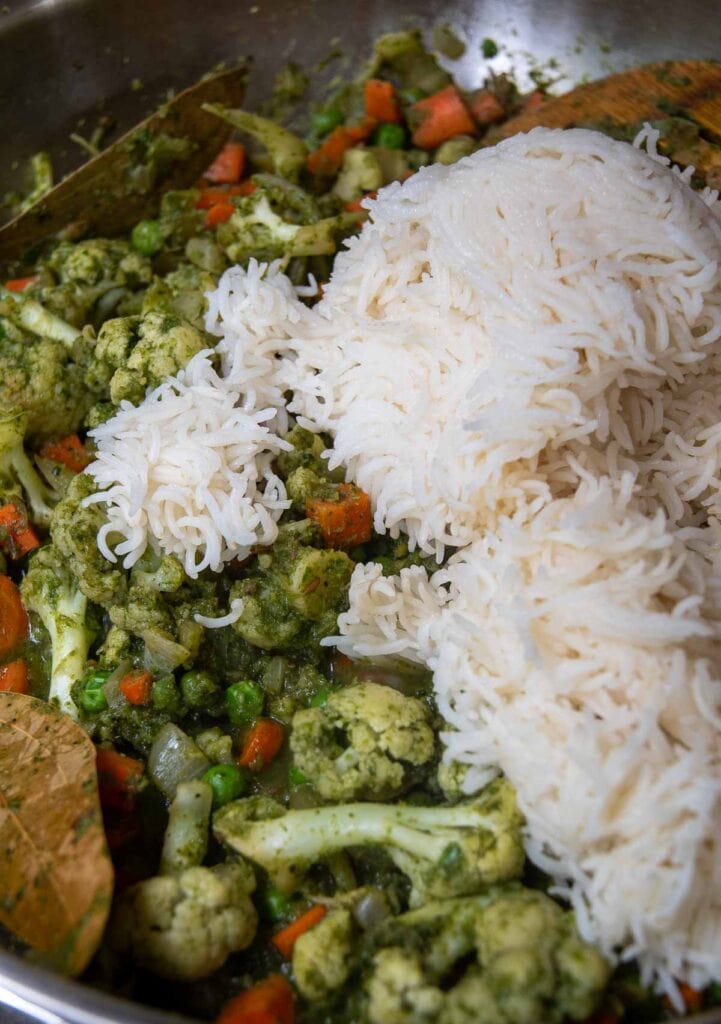 Pudina Peas Pulao