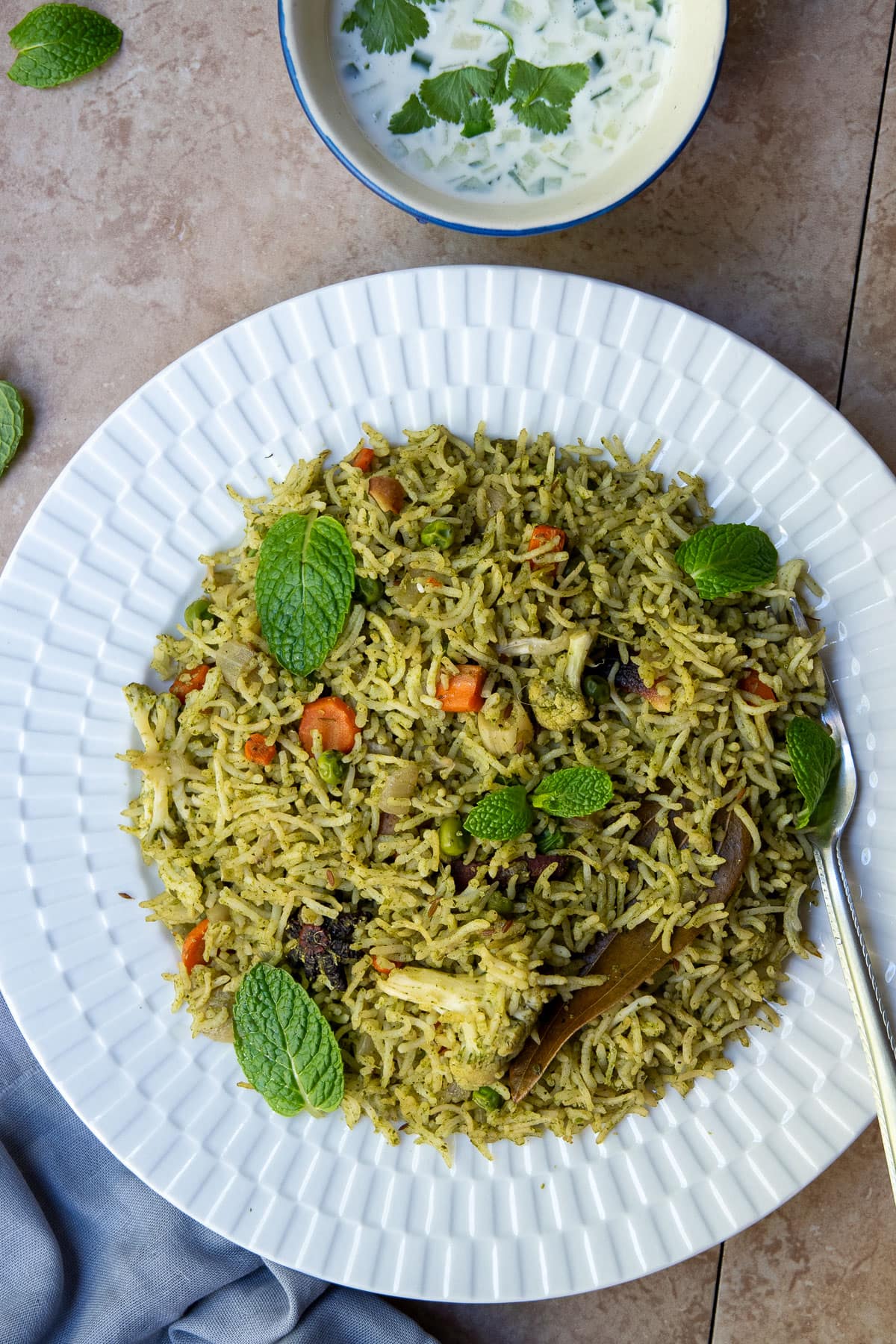 Pudina Pulao( Mint Pilaf) | Dill and Thyme